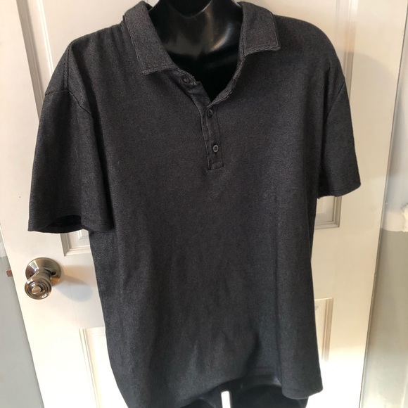 Express | Shirts | Express Mens Black Polo Size Large | Poshmark